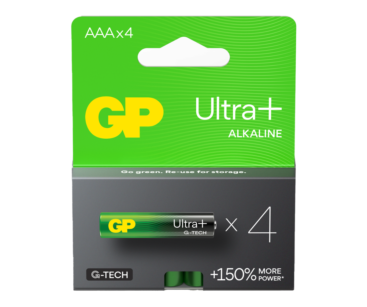 GP Ultra+ Alkaline AAA Batteries | Single Use Battery | GP Batteries ...